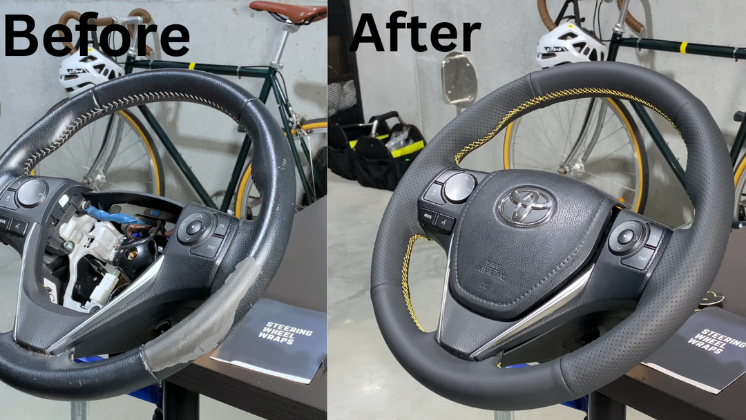 The Process – Steering Wheel Wraps