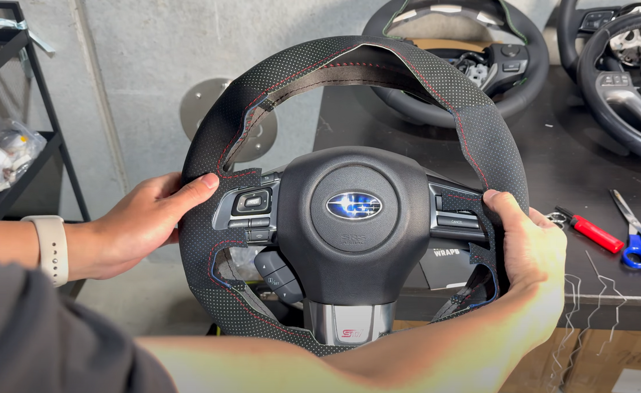 The Process – Steering Wheel Wraps